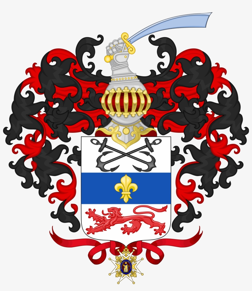 Open - Coat Of Arms Of Jean Bart - 2000x2219 PNG Download - PNGkit