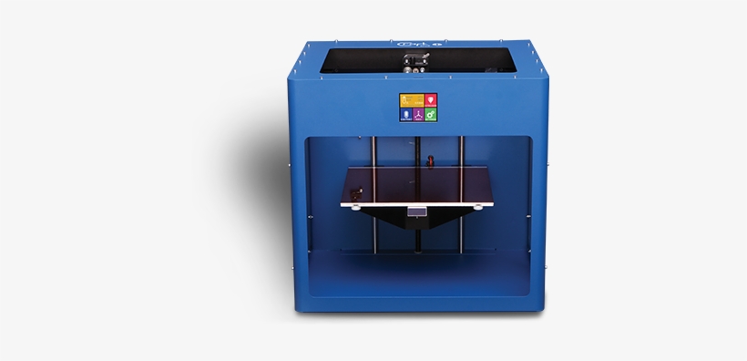 Craftbot 3d Printer - Craftbot Plus 3d Printer Gentian Blue, 10 X 8 8", Pla - 400x316 PNG ...