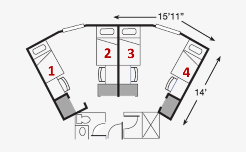 Double Occupancy Room In A Four Person Suite - Boise State Towers Hall ...
