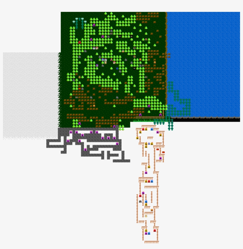 Fnafworldv1 0 For Fnaf World Map - 1500x1463 PNG Download - PNGkit