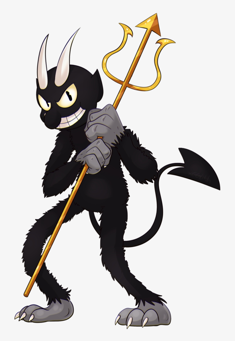 The Devil By Xgglitch - Cuphead Devil Png - 719x1110 PNG Download - PNGkit