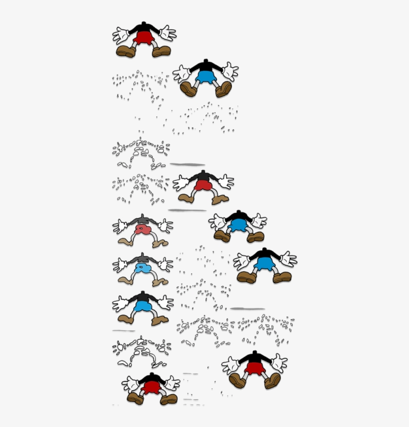 Sheet Sprite Tumblr - Hojas De Sprite De Cuphead - 405x810 PNG Download ...