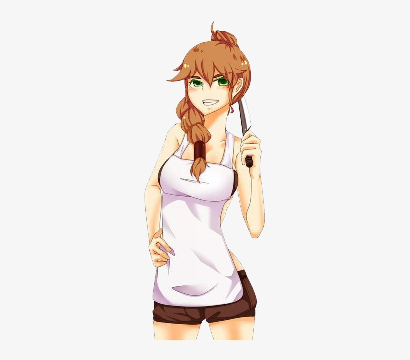 Butcher Villager - Minecraft Villager Butcher Girl - 334x651 PNG ...