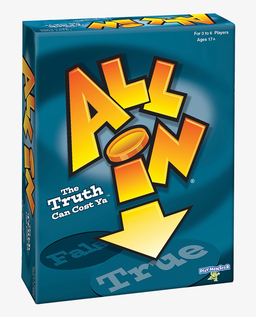 All In® - All In Game Board Game - 1000x1000 PNG Download - PNGkit