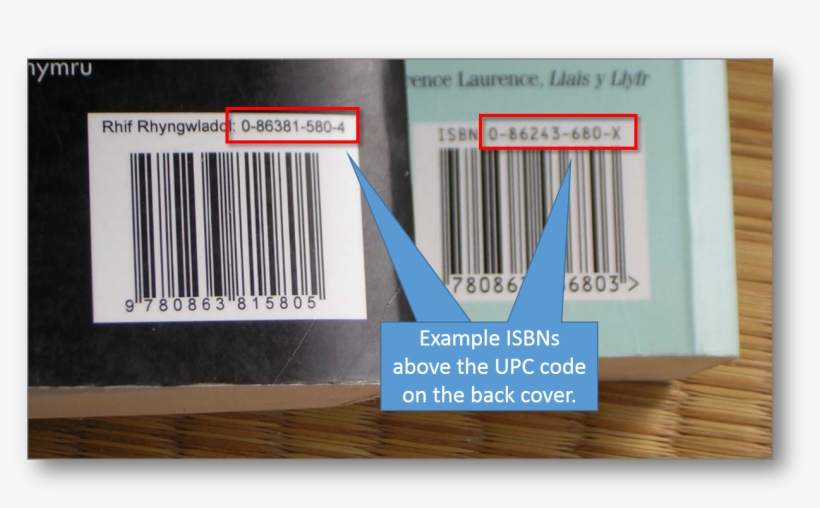 Example Isbns Above The Upc Code On The Back Cover - Isbn On A Book ...