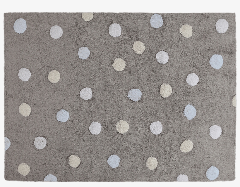 Lorena Canals Pink, White & Yellow Dots Washable - 1500x1500 PNG ...