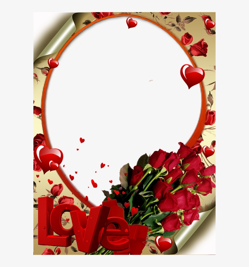 Png Love Photo Frame - 600x800 PNG Download - PNGkit