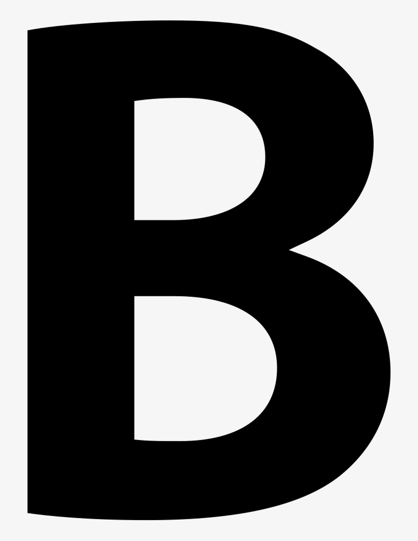 Download Transparent Bold Button Of Letter B Symbol Svg Png Icon Free ...