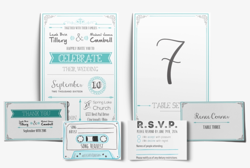 Blue Wedding Bundle - Blue - 1024x637 PNG Download - PNGkit