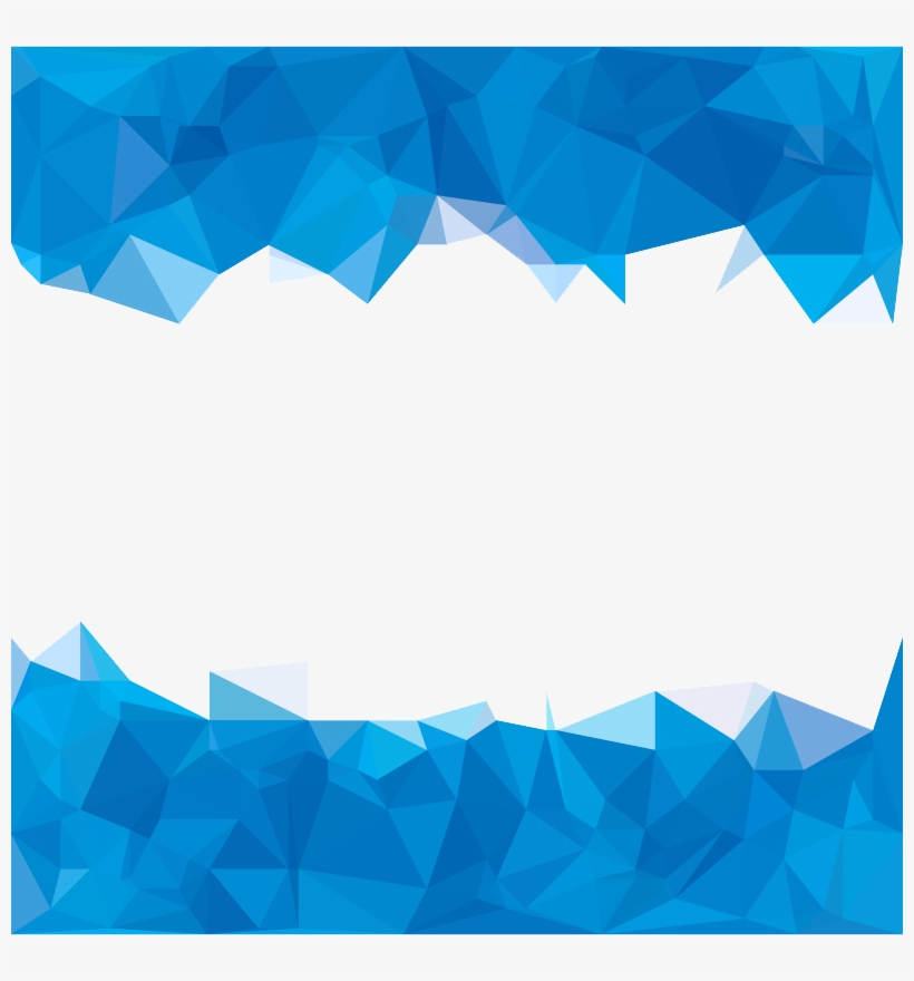Polygon Abstraction Sky Polygons - Abstract Background Blue Png ...
