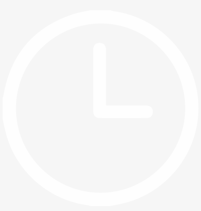 Download Transparent Hours - Time Icon Png White - PNGkit