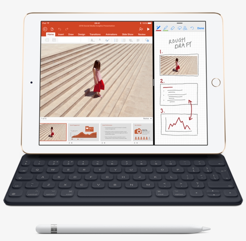 Download Transparent A Year With Ipad Pro - Apple Smart Keyboard And ...