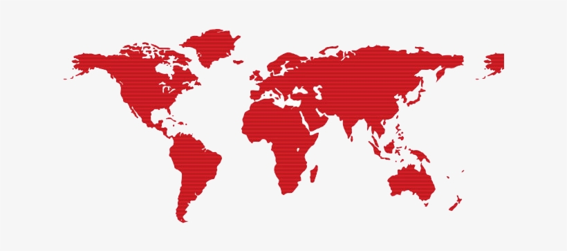 World Map Png Image - Red World Map Png - 640x292 PNG Download - PNGkit