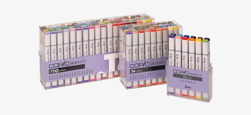 Download Transparent Copic Sketch Marker Sets - Copic Sketch Marker 12 ...