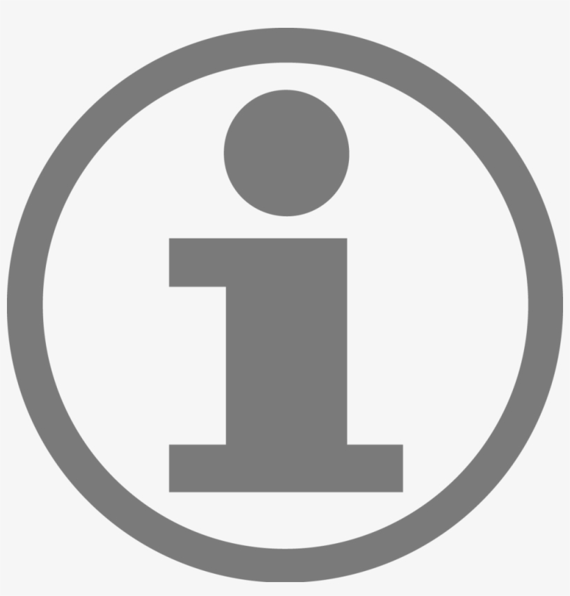 Information Icon - Information Icon Gray - 1000x997 PNG Download - PNGkit