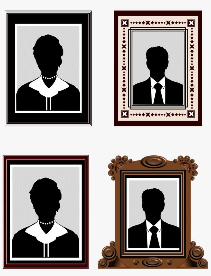 Picture Frame Photo Frame - Portaretrato Vector - 1024x1280 PNG ...