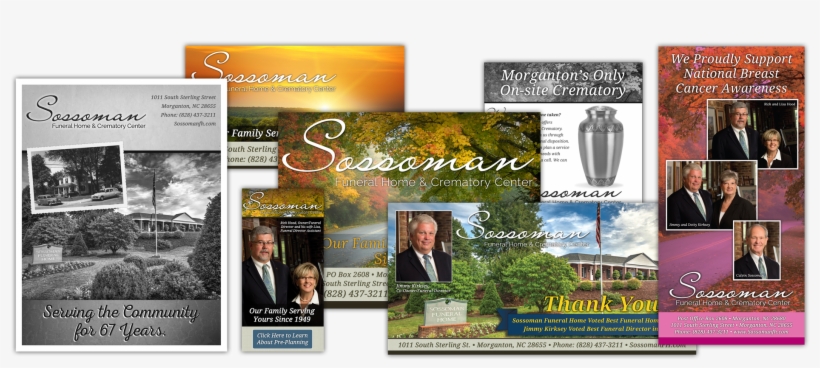 Download Transparent Sossoman Funeral Home Advertising - Advertising ...
