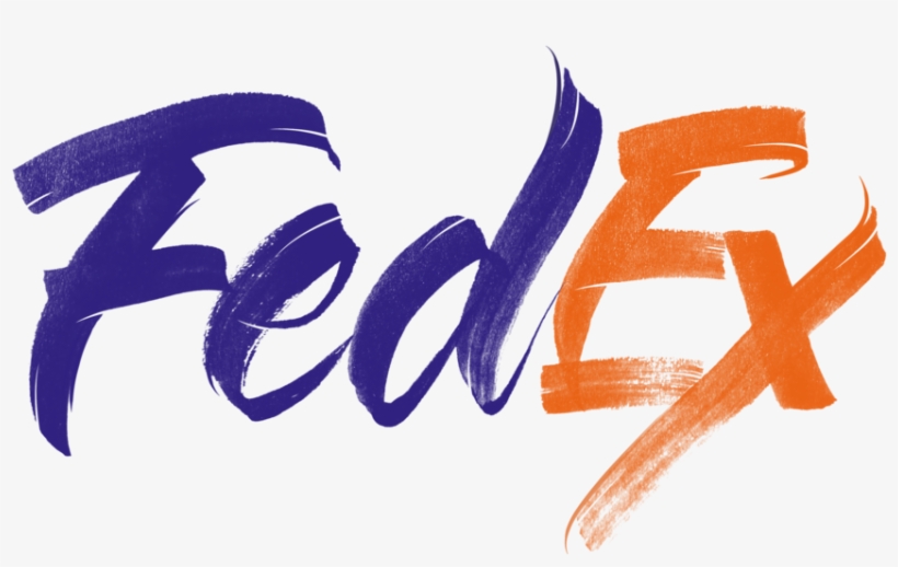 Fedex - Famous Hand Drawn Logos - 1000x1000 PNG Download - PNGkit