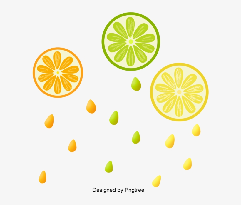 Cartoon Lovely Fruit Rain, Fruit, Rain, Cartoon Png - Cartoon - 640x640 ...