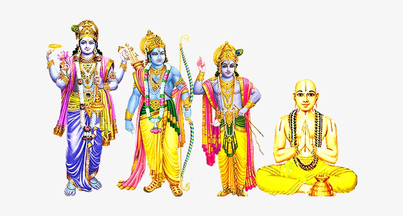 Lord Rama Png Hd Image - Lord Krishna Lord Rama - 633x366 PNG Download ...