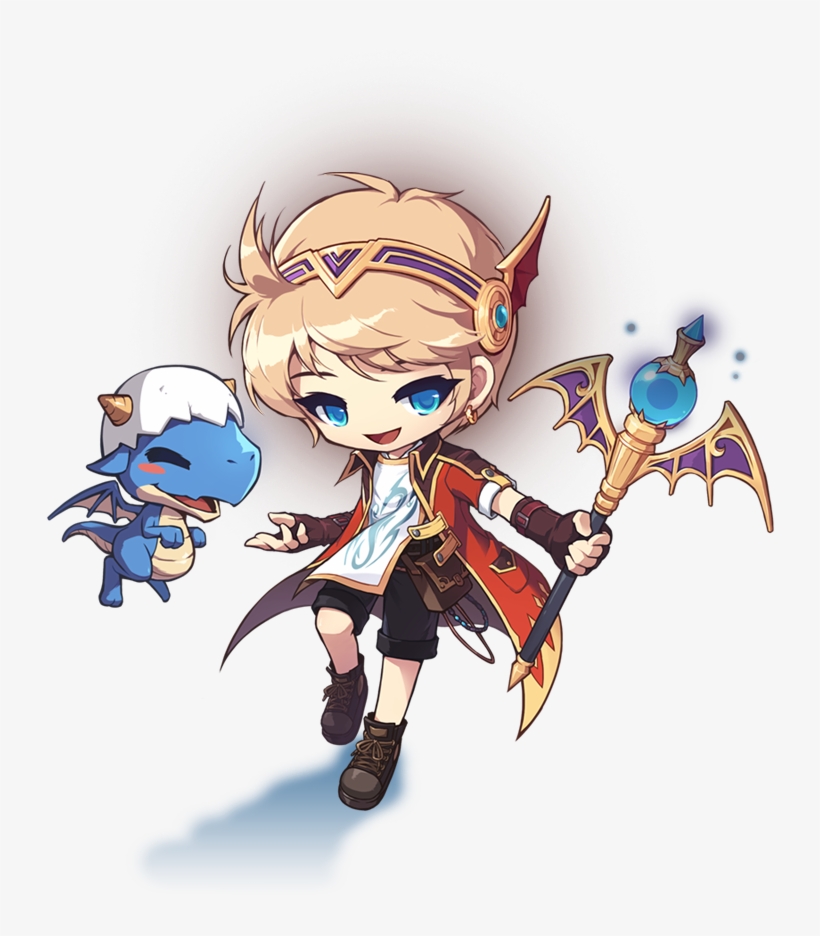 Download Png Image Report - Evan Maplestory Heroes Of Maple - 729x856 ...