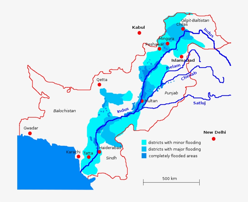 Indus River World Map