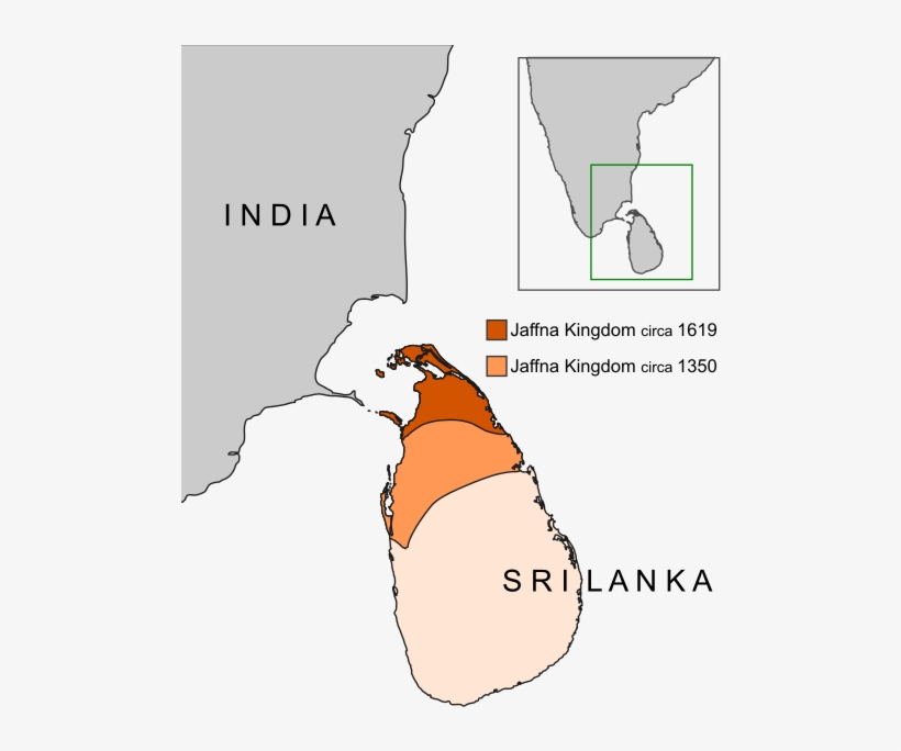 From Wikipedia, The Free Encyclopedia - Jaffna Kingdom Map - 500x618 ...