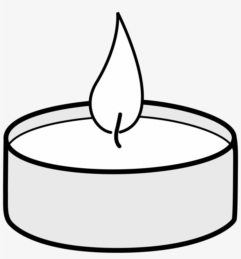 File Of A Tealight Svg Wikimedia Commons - Tea Light Clip Art ...