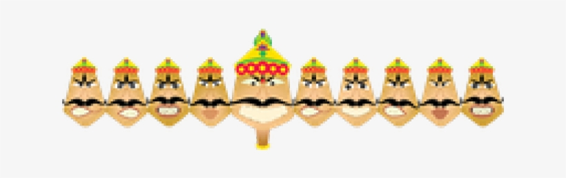 Download Transparent Ravan 10 Faces Png - PNGkit