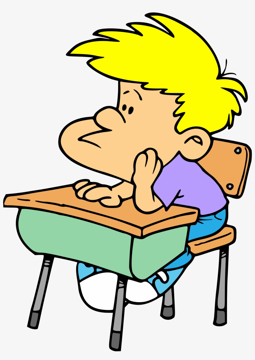 This Free Icons Png Design Of Bored Student - 1760x2400 PNG Download ...