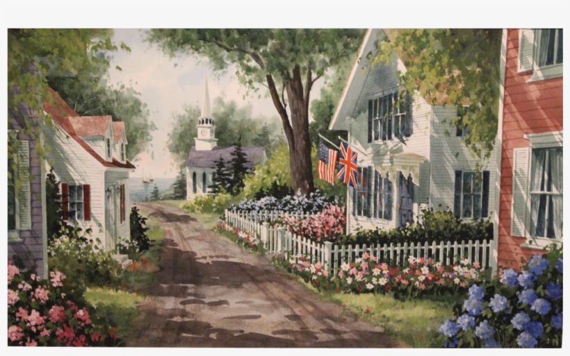 Denise Patchell-olson Watercolor Painting New England - Watercolor ...