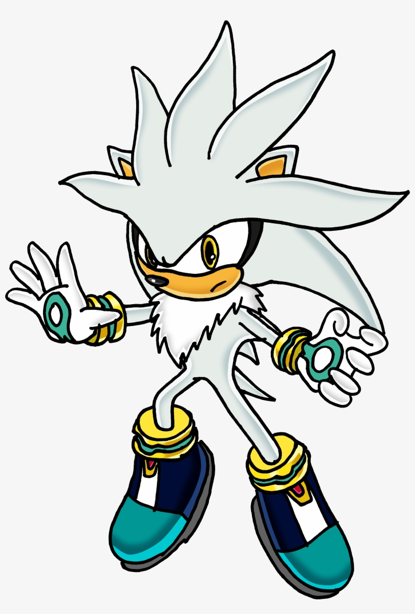 Silver The Hedgehog - Silver Sonic Png - 2174x3110 PNG Download - PNGkit