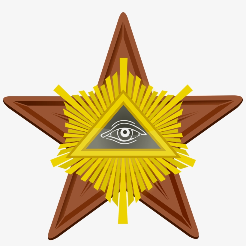 File - Barnstar - Illuminati - Svg - Illuminati Svg - 630x600 PNG ...
