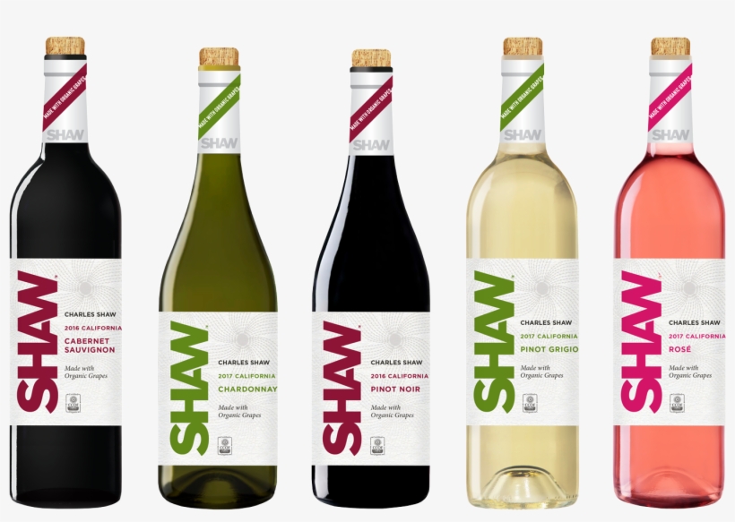 Charles Shaw Organic Bottle - Charles Shaw New Label - 1500x955 PNG ...