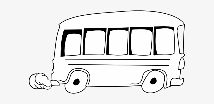 Original Png Clip Art File School Bus Outline Svg Images - 600x319 PNG ...