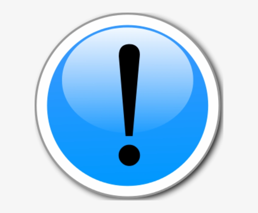 Exclamation Point Png Blue