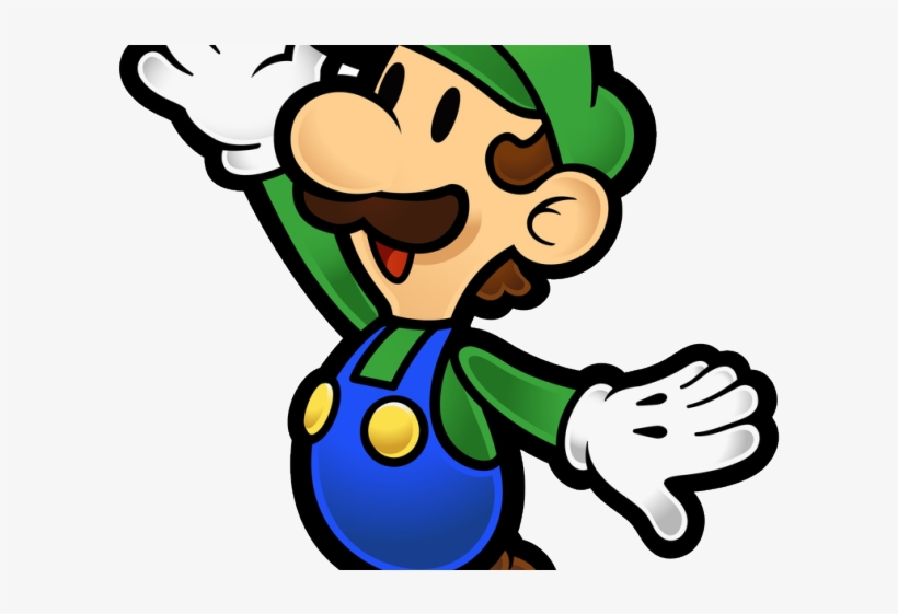 Luigi Clipart Cute - Paper Luigi - 640x480 PNG Download - PNGkit