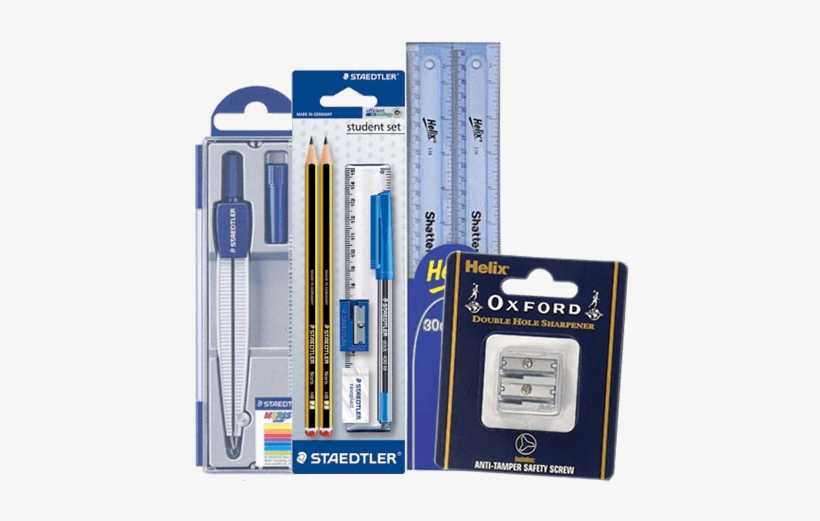 Erasers, Sharpeners & Rulers - Staedtler Student Blister Set - 500x500 ...