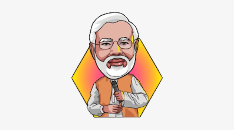 Download Transparent Narendra Modi Stickers Messages Sticker-6 ...