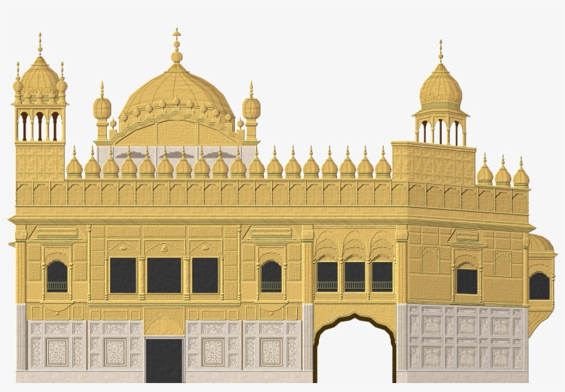 Golden Temple Amritsar Drawing - 2069x1337 PNG Download - PNGkit