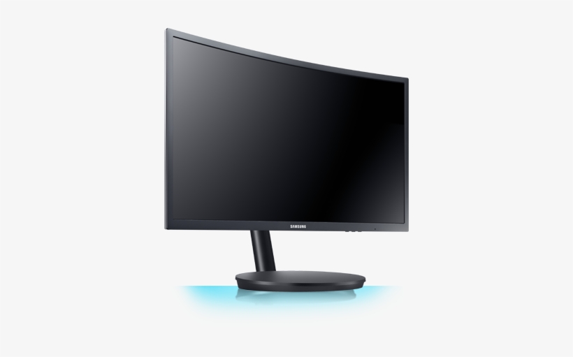 Curved Gaming Monitor - Computer Monitor - 350x431 PNG Download - PNGkit
