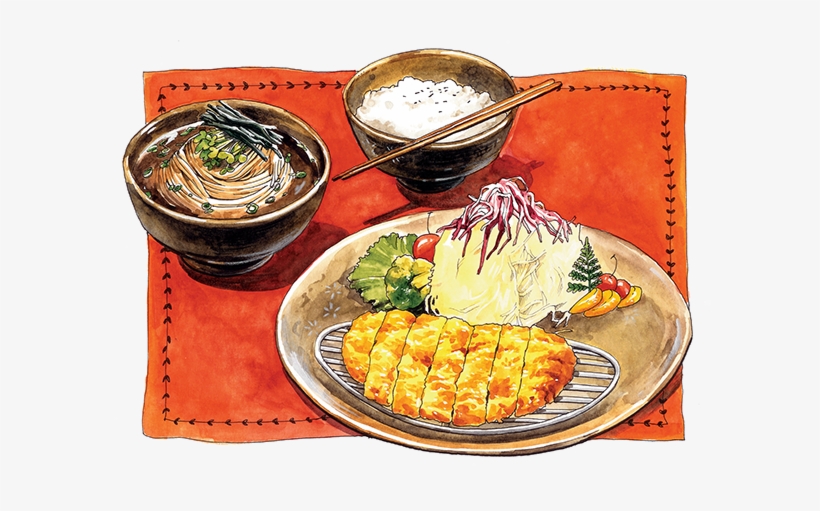 Japanese Food Illustration - Japanese Food Drawings - 600x431 PNG ...