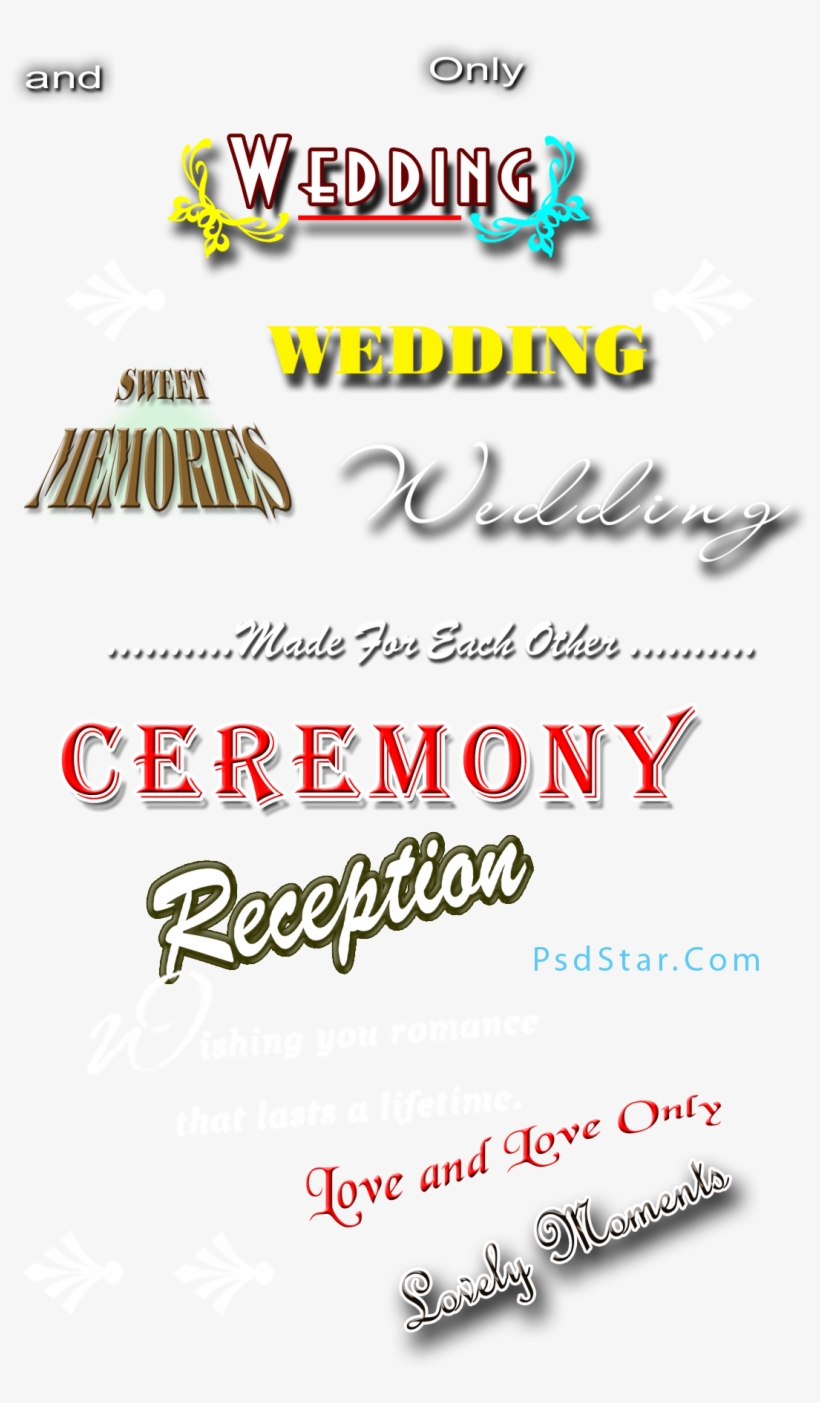 Wedding Clipart Text Psdstar Png Wedding Clipart Star - Wedding ...
