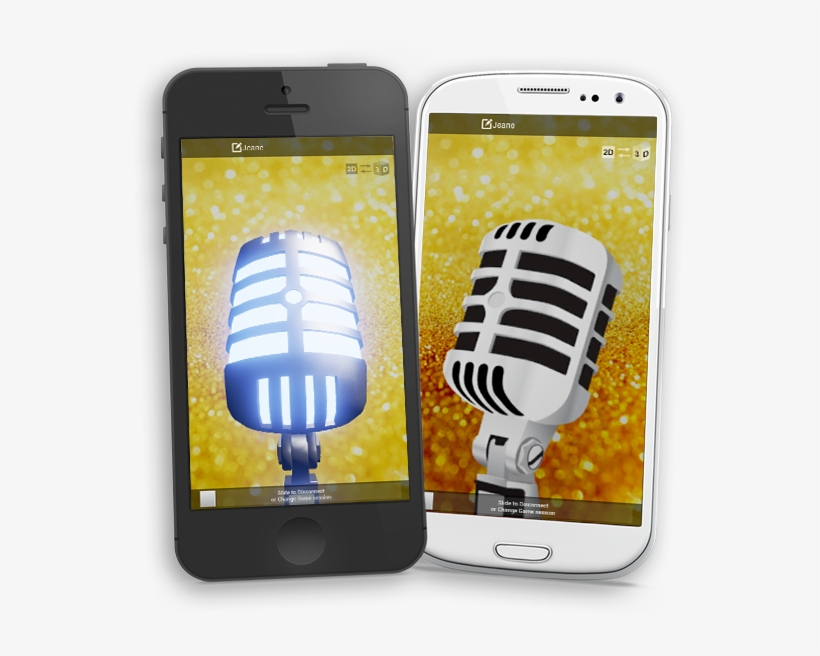 The We Sing Mic App - Android - 555x576 PNG Download - PNGkit