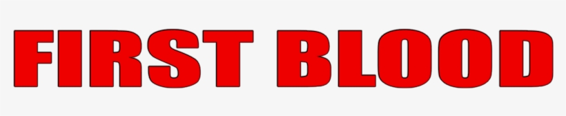 First Blood Image - First Blood Movie Logo - 800x310 PNG Download - PNGkit