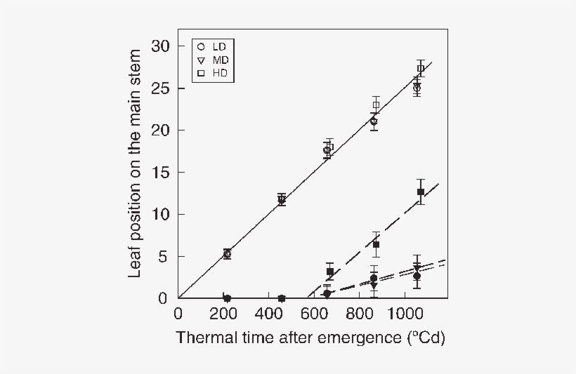 Effect Of Plant Density On Leaf Appearance And Leaf - Diagram - 463x453 ...