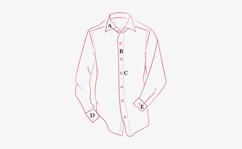 Shirt Outline Button Cuff - Shirt Outline Png - 314x424 PNG Download ...