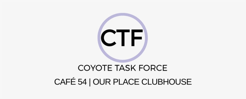 Café 54 Our Place Clubhouse Png Transparent - Coyote Task Force - 500x500 PNG Download - PNGkit