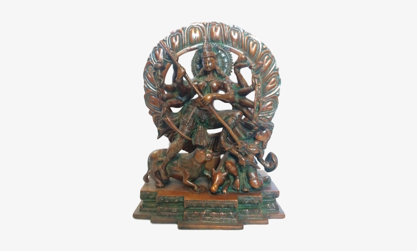 Download Transparent Ring Durga - Bronze Sculpture - PNGkit