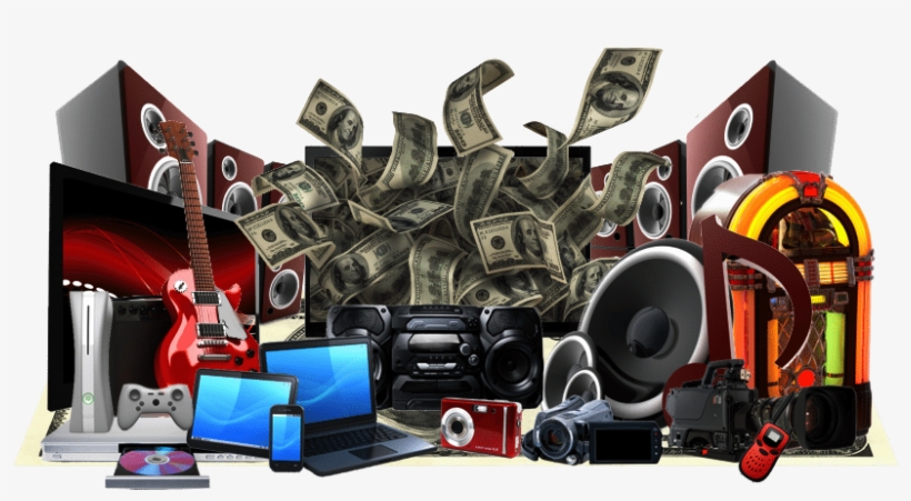 Selling Electronics - 821x412 PNG Download - PNGkit